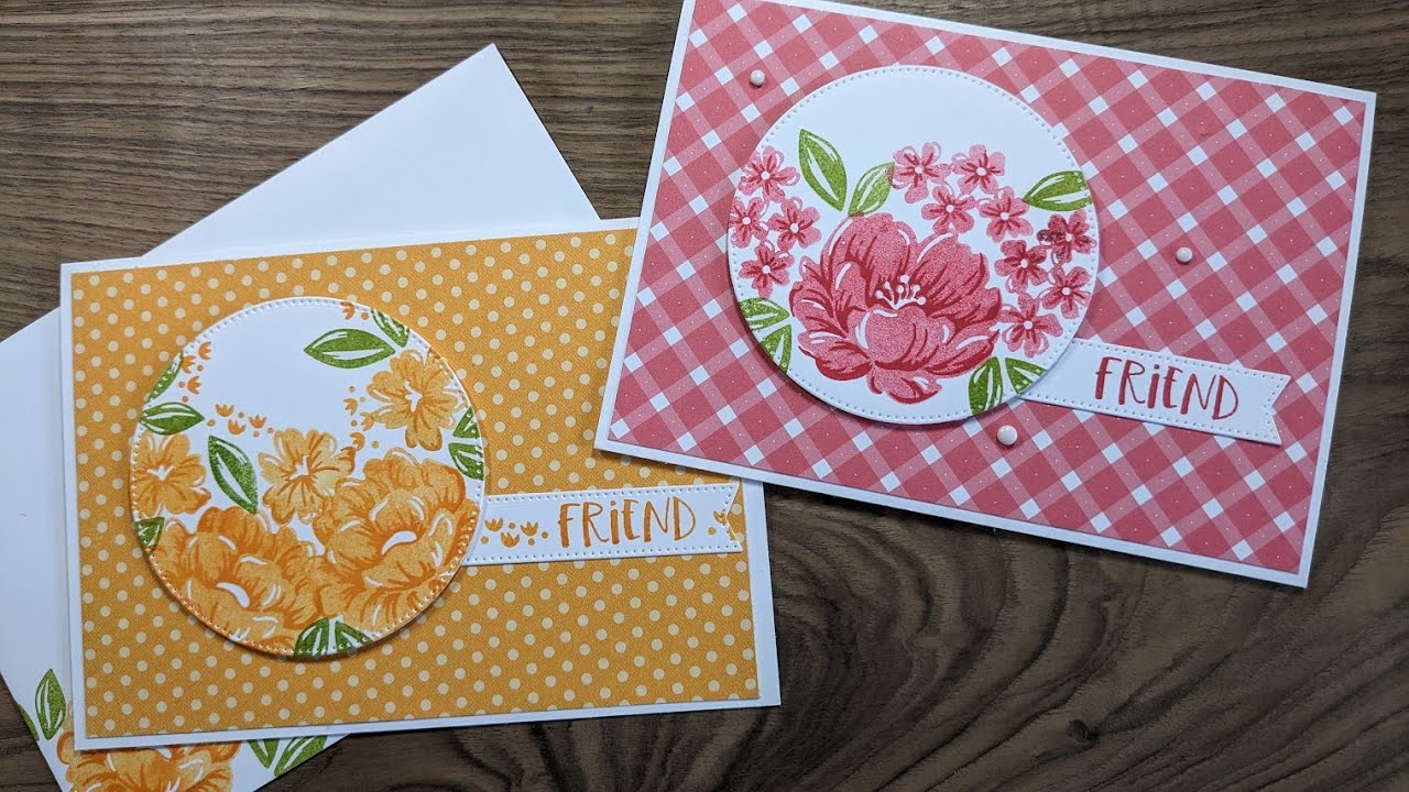 NEW Two Tone Flora stamp set - perfect for simple, quick floral cards ...