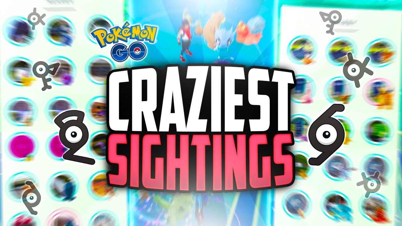 Pokemon Go - The Top 10 CRAZIEST Pokemon Go Sightings! (RARE Generation ...