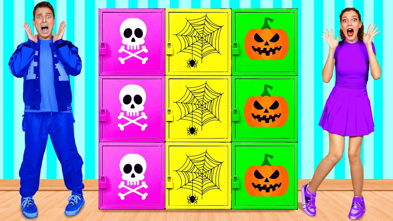 Halloween Mystery Box Challenge | Funny Challenges by Fun Teen - YouTube