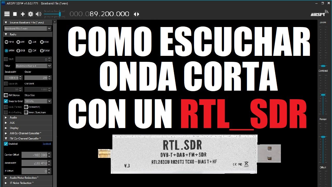 🔴 TUTORIAL RECEPCION HF con RTL_SDR, Direct Sampling y UPconverter ...