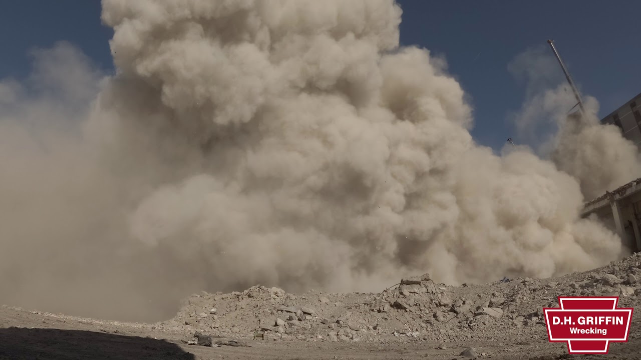 Lifeway Building Implosion - DH Griffin Wrecking Company - YouTube