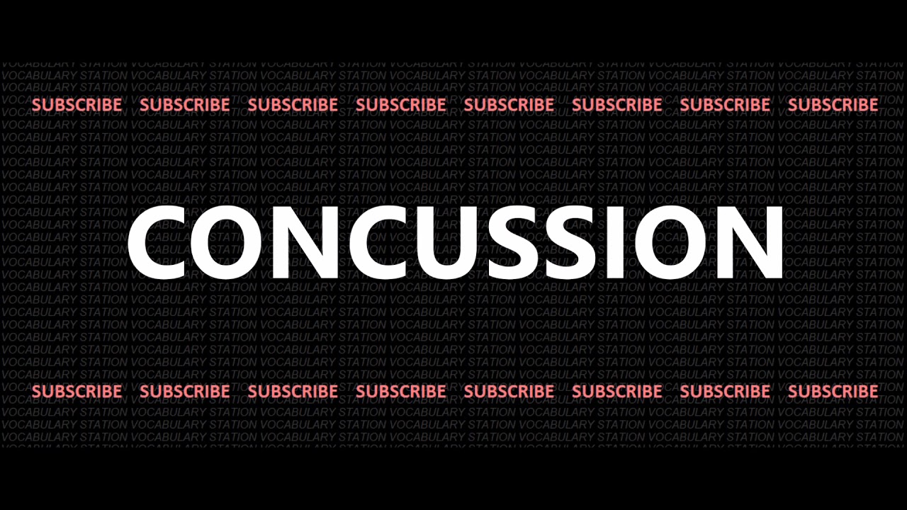 CONCUSSION PRONUNCIATION | HOW TO PRONOUNCE - English | VOCABULARY ...