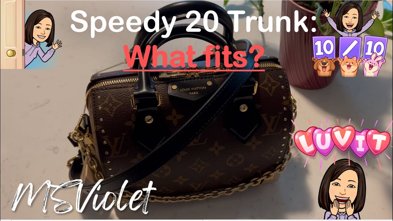 UNBOXING: LV Speedy 20 Trunk (Monogram/Reverse) LV Heritage Trunk ...