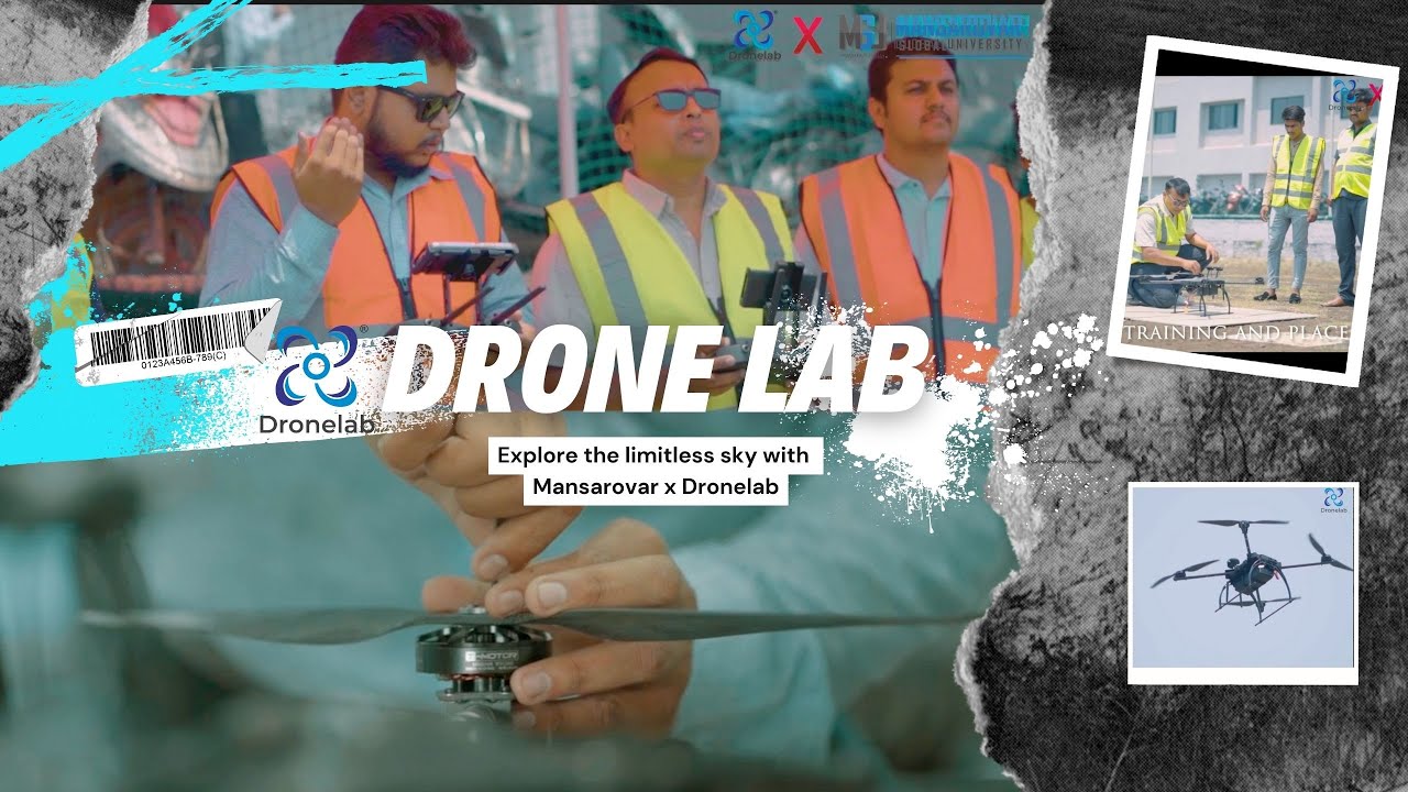 Explore the limitless sky with Mansarovar x Dronelab. #mansarovarglobaluniversity - YouTube
