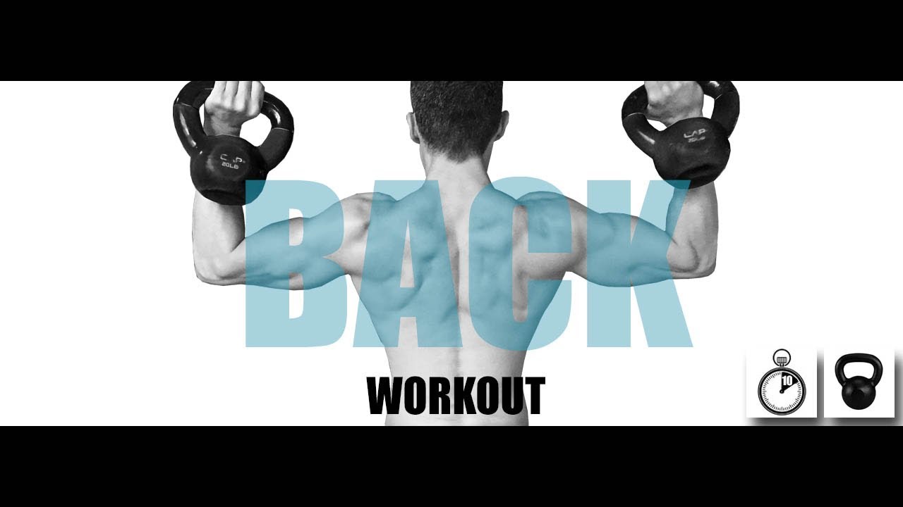 KETTLEBELL 10 MINUTE BACK WORKOUT - YouTube