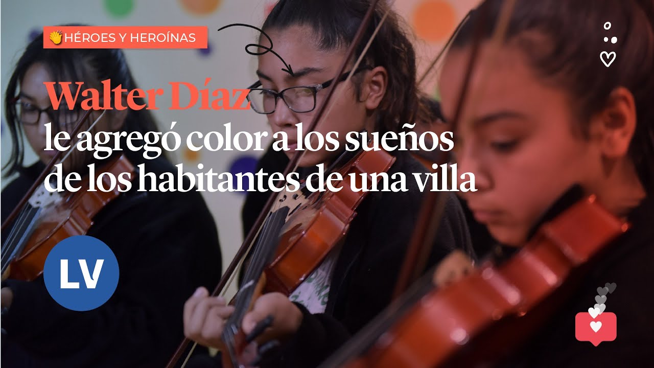 Walter Díaz, el dirigente social que creó una orquesta de Villa La Tela ...