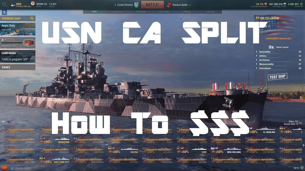 USN CA Split - How It Works, How To Benefit - YouTube