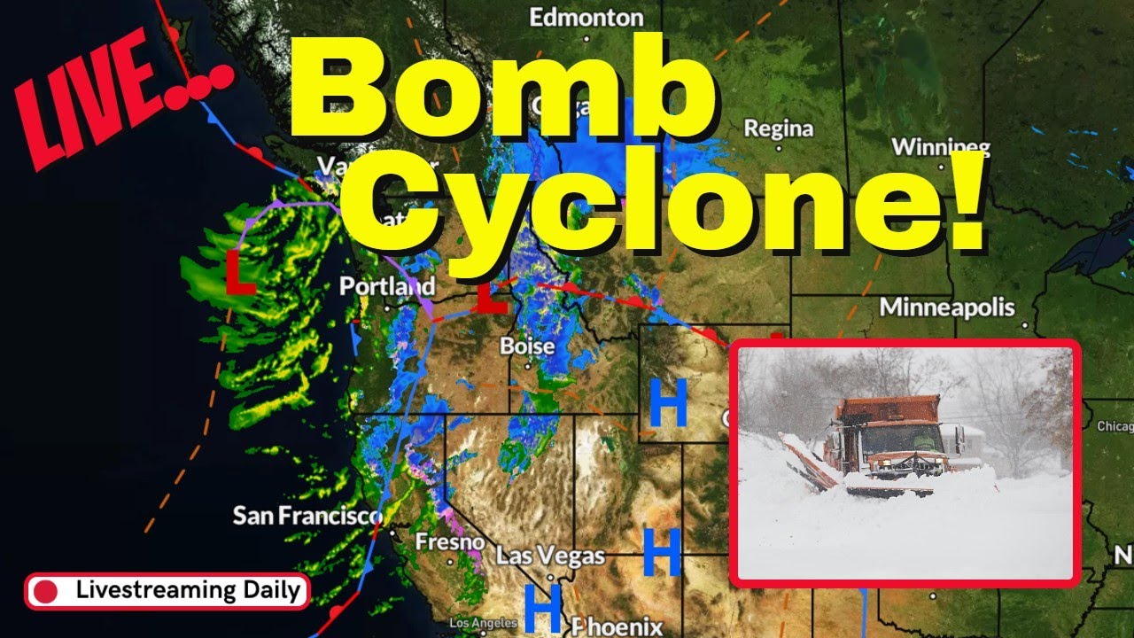 🔴Live: Bomb Cyclone! Severe Weather Coverage 11-22-24 - YouTube
