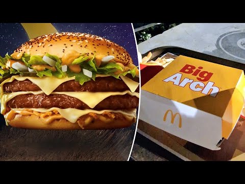 McDonald's Big Arch Burger Canada Exclusive - YouTube
