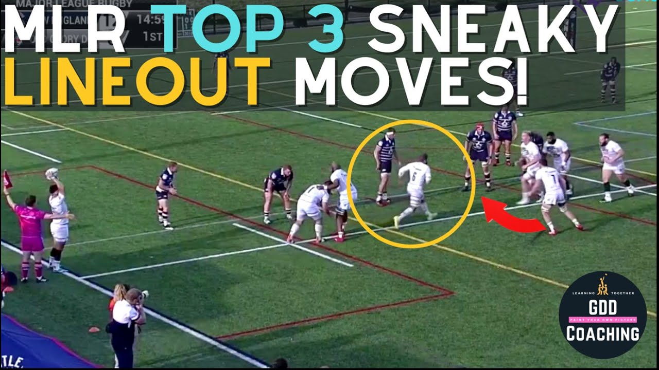 MLR Top 3 Sneaky Lineout Moves! | Rugby Analysis | Major League Rugby ...