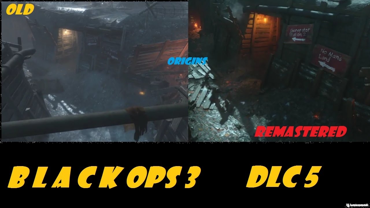 BO3 ZOMBIES CHRONICLES GAMEPLAY : Comparison of Old Origins With ...