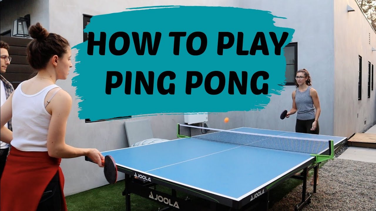 LEARNING HOW TO PLAY PING PONG (W/REILLY & DANIEL!) - YouTube