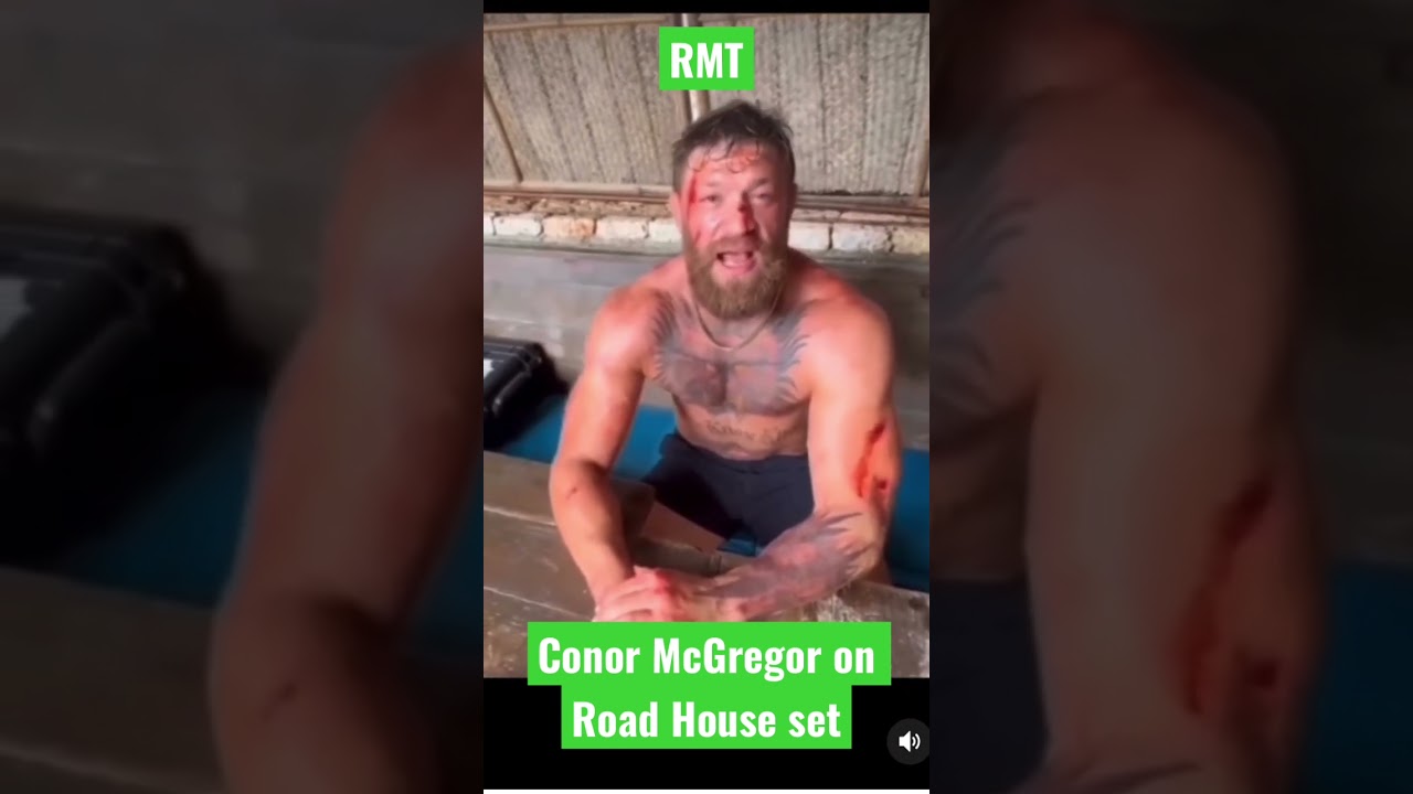 Conor McGregor ON SET Road House Movie #conormcgregor #roadhouse - YouTube