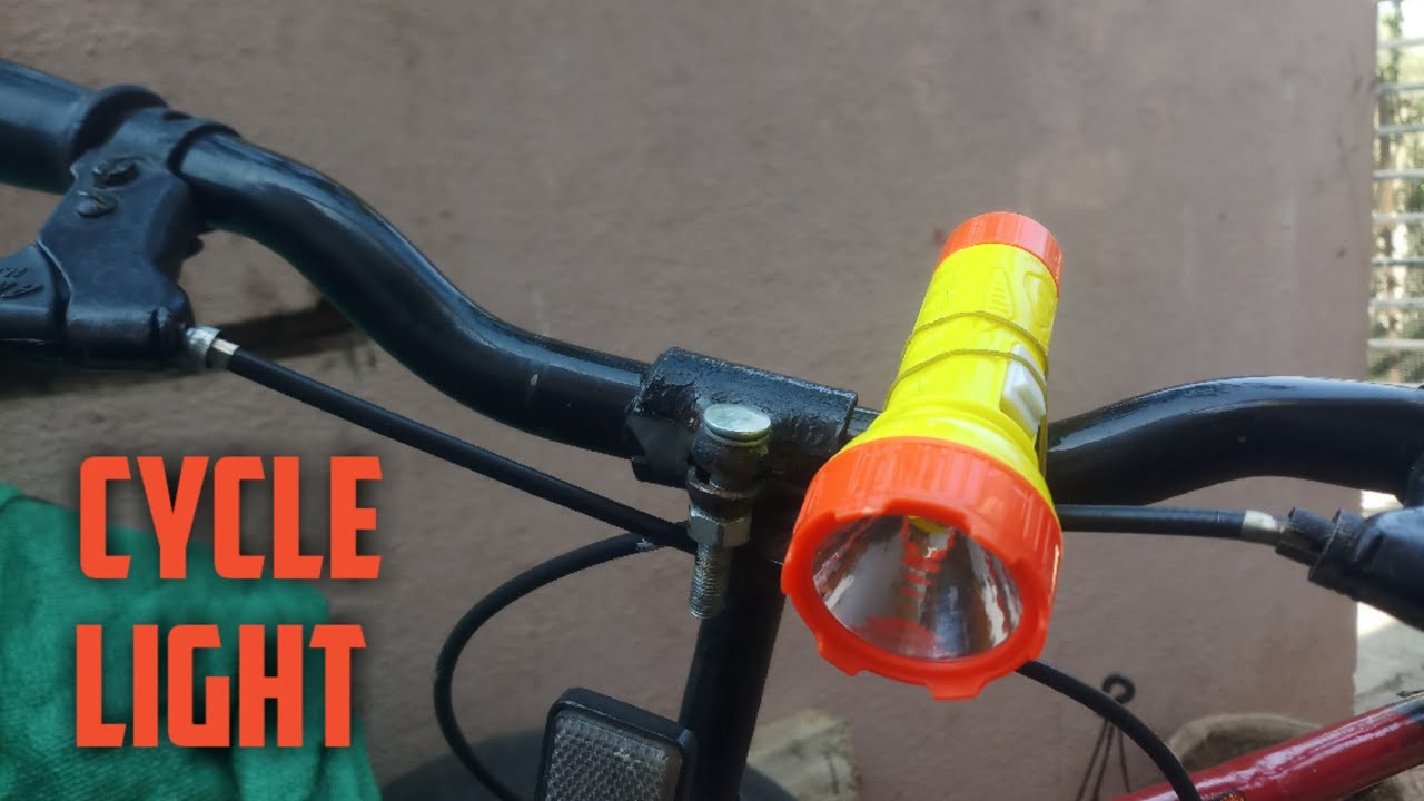 How to install cycle front light ||at home - YouTube