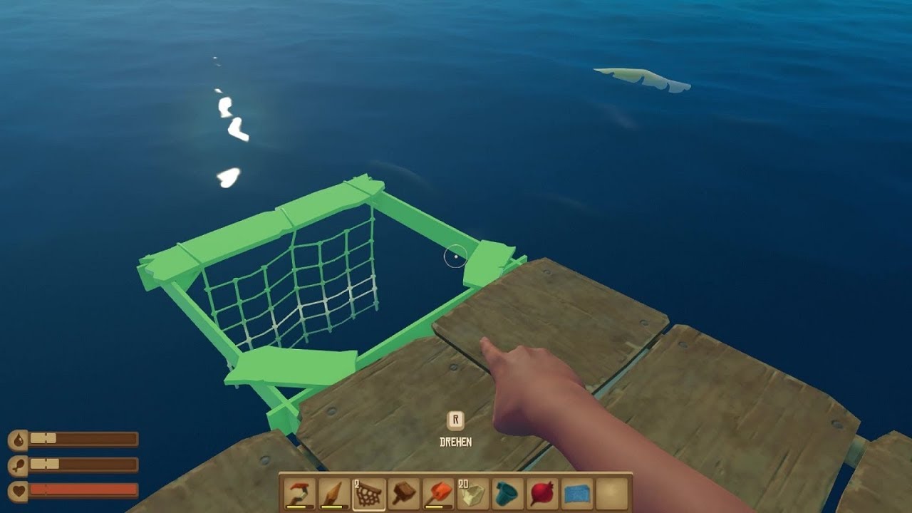 Raft Die Multis #03 Juhu die ersten Sammelnetze [Deutsch german Gamplay ...