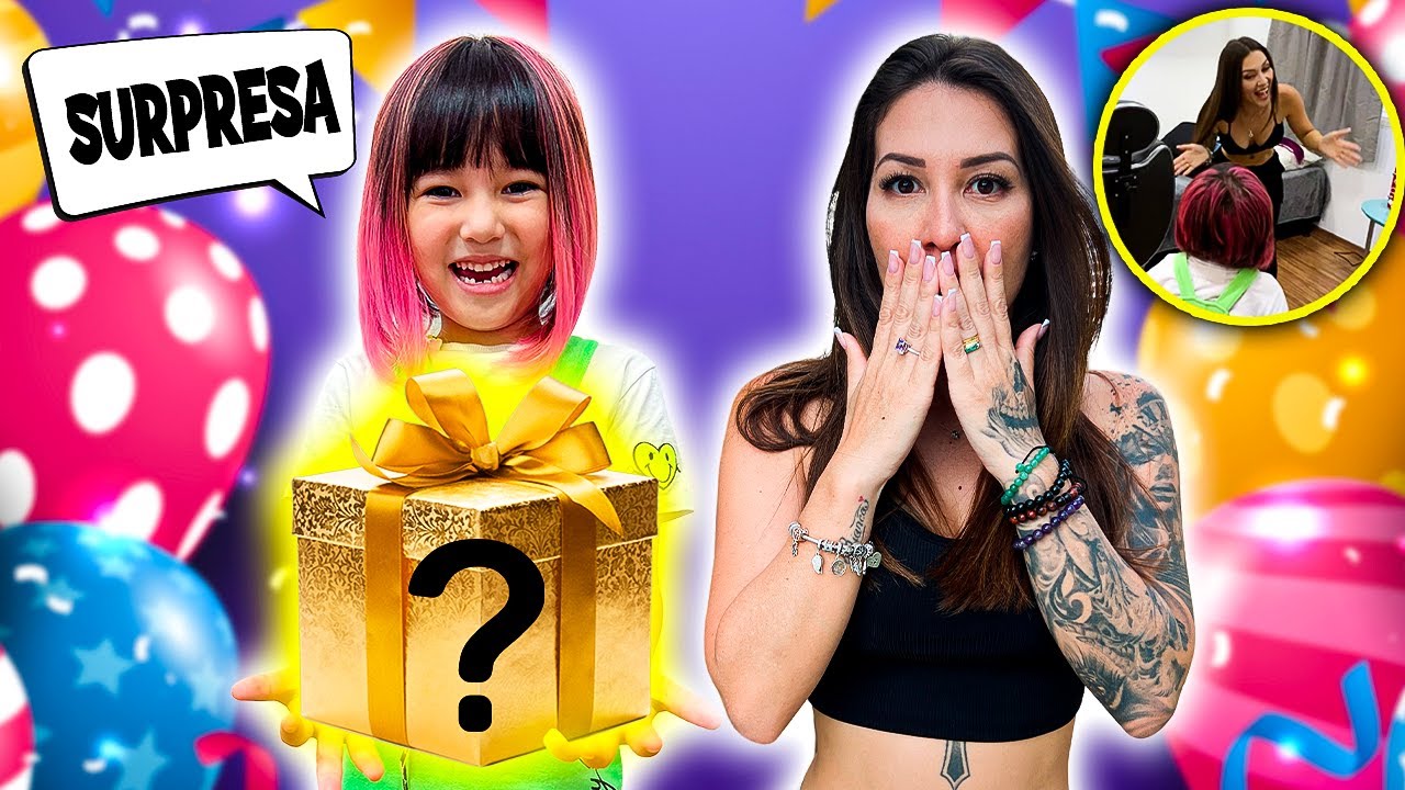 FIZ UMA SURPRESA NO ANIVERSÁRIO DA FRANZINHA!! | YU e FAMÍLIA - YouTube