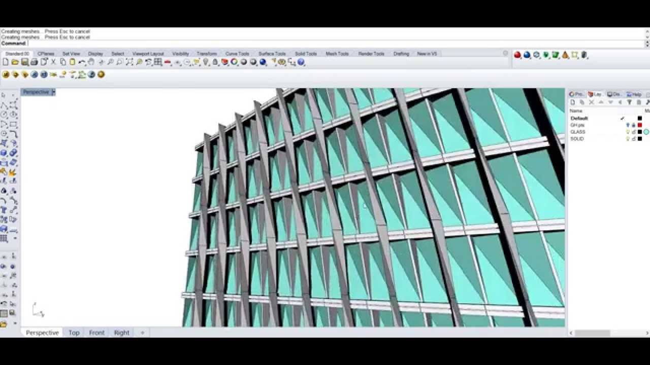 Parametric Facade Dissection Series - KKR2 Tower - YouTube