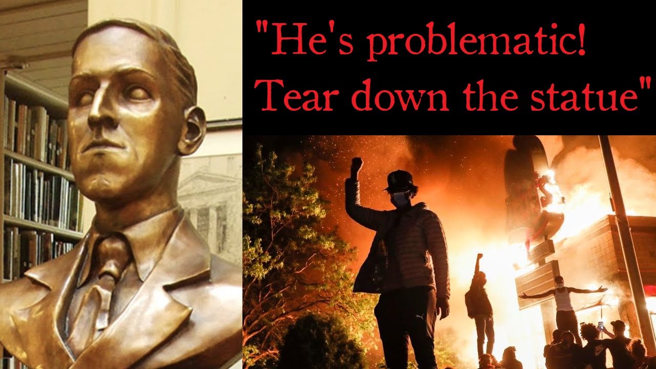 Tearing down Lovecraft's statue... you knew it would happen eventually ...