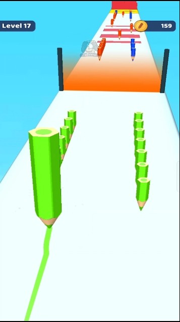 Color Pencil Run Lvl. 17 #shorts #games - YouTube
