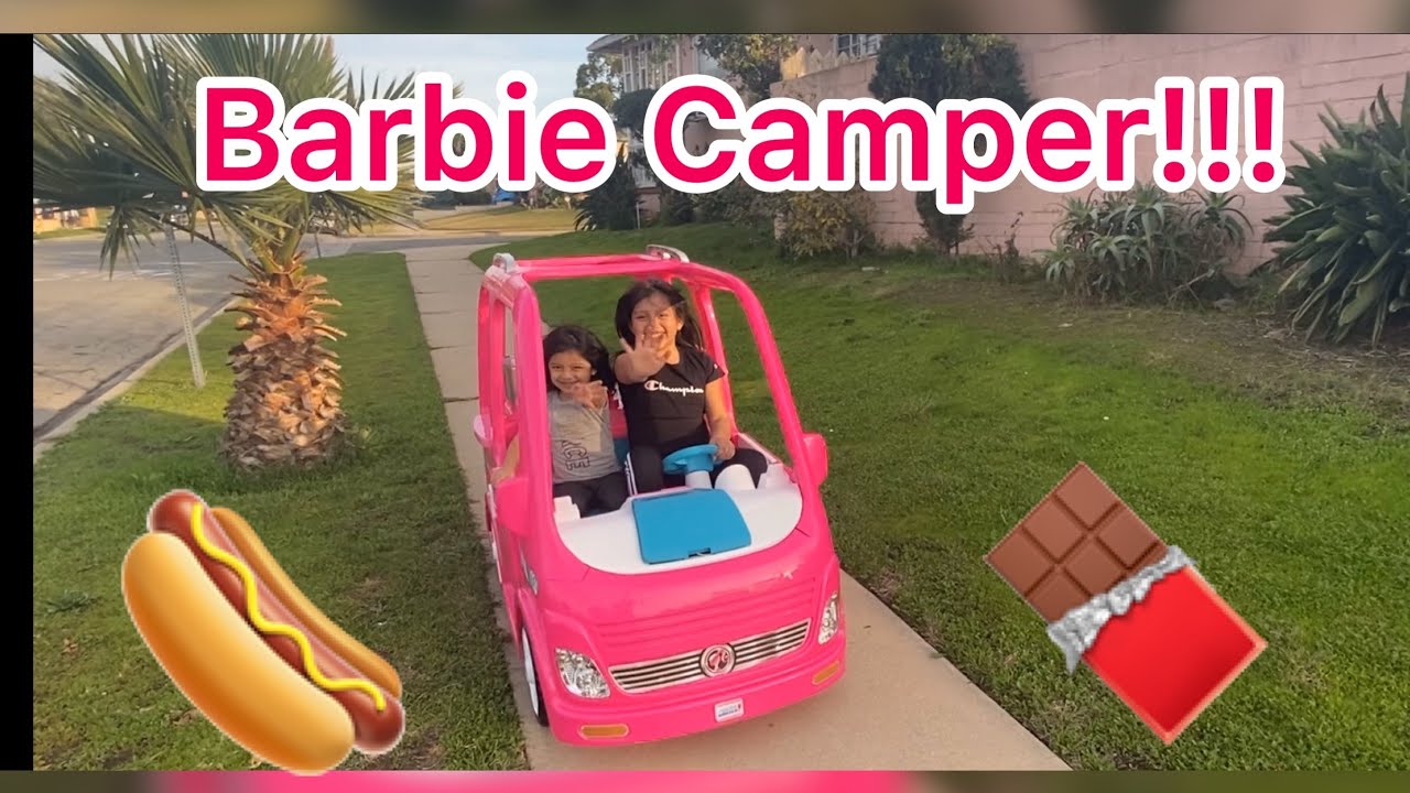 BARBIE CAMPER || SURPRISE GIFT & PLAY - YouTube
