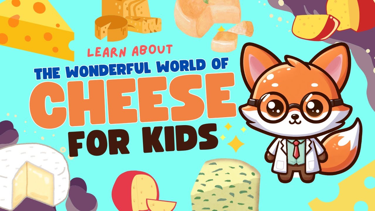 🧀🧀LEARN about CHEESE FOR KIDS 🧀CHEESE FACTS FOR TODDLERS. ALL ABOUT ...