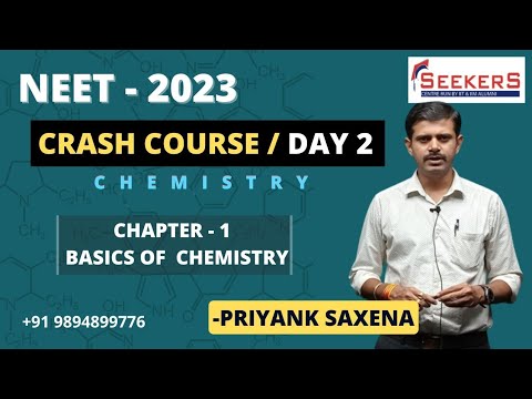 NEET Crash Course - 2023 l NEET Chemistry l Seekers Education - YouTube