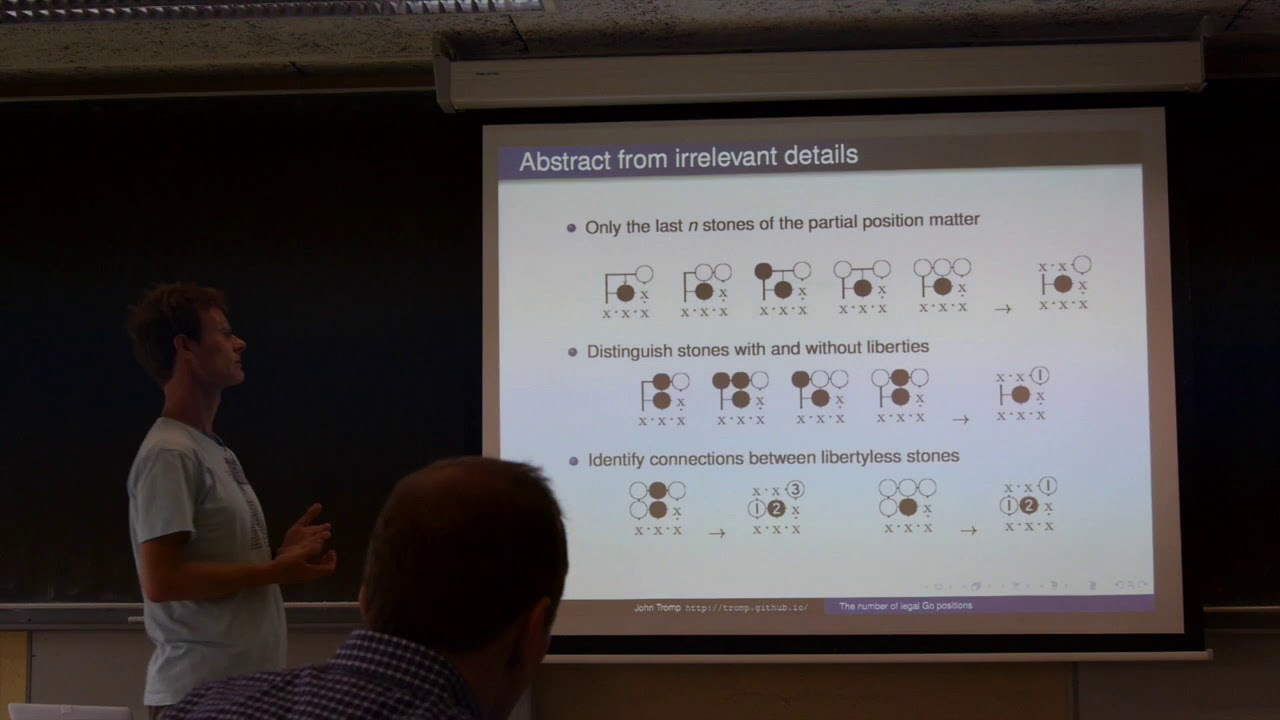 The number of legal Go positions - John Tromp - YouTube
