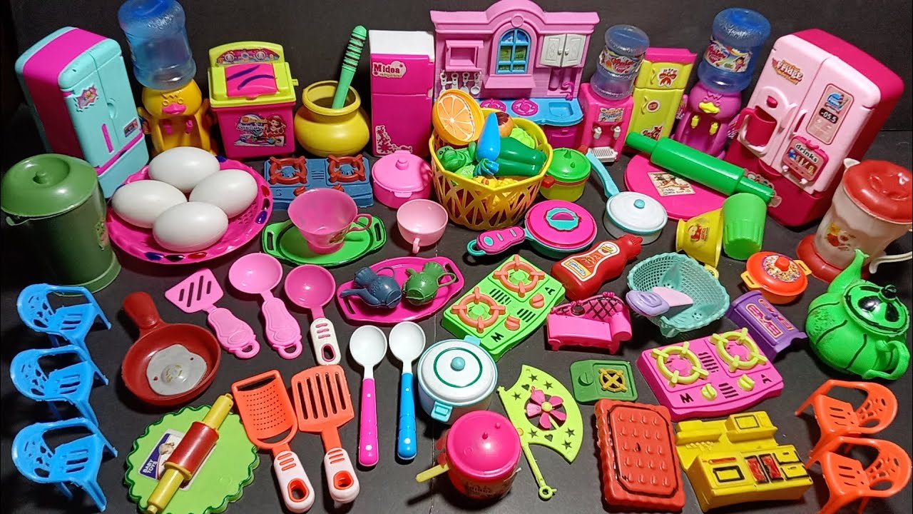 4 minutes satisfying with unboxing hello kitty Kitchen set ||hello ...