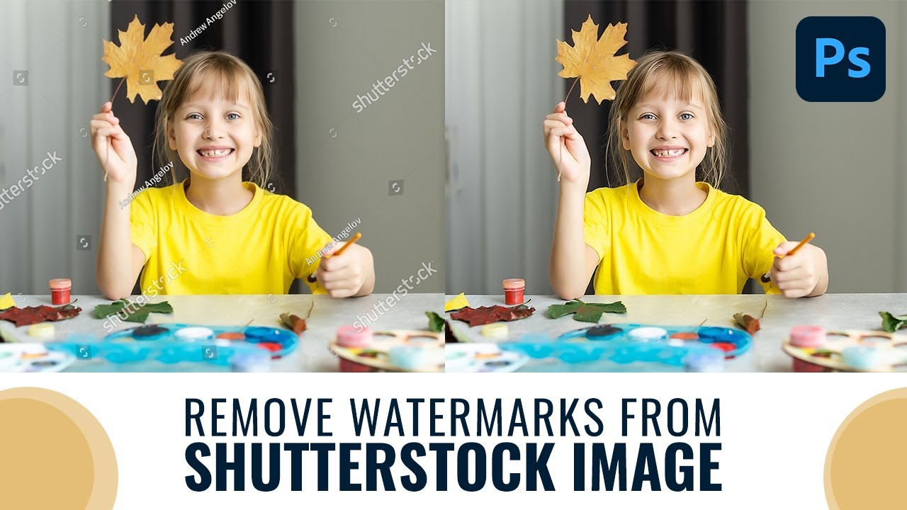 How to Easily Remove Watermark from Shutterstock image | High ...