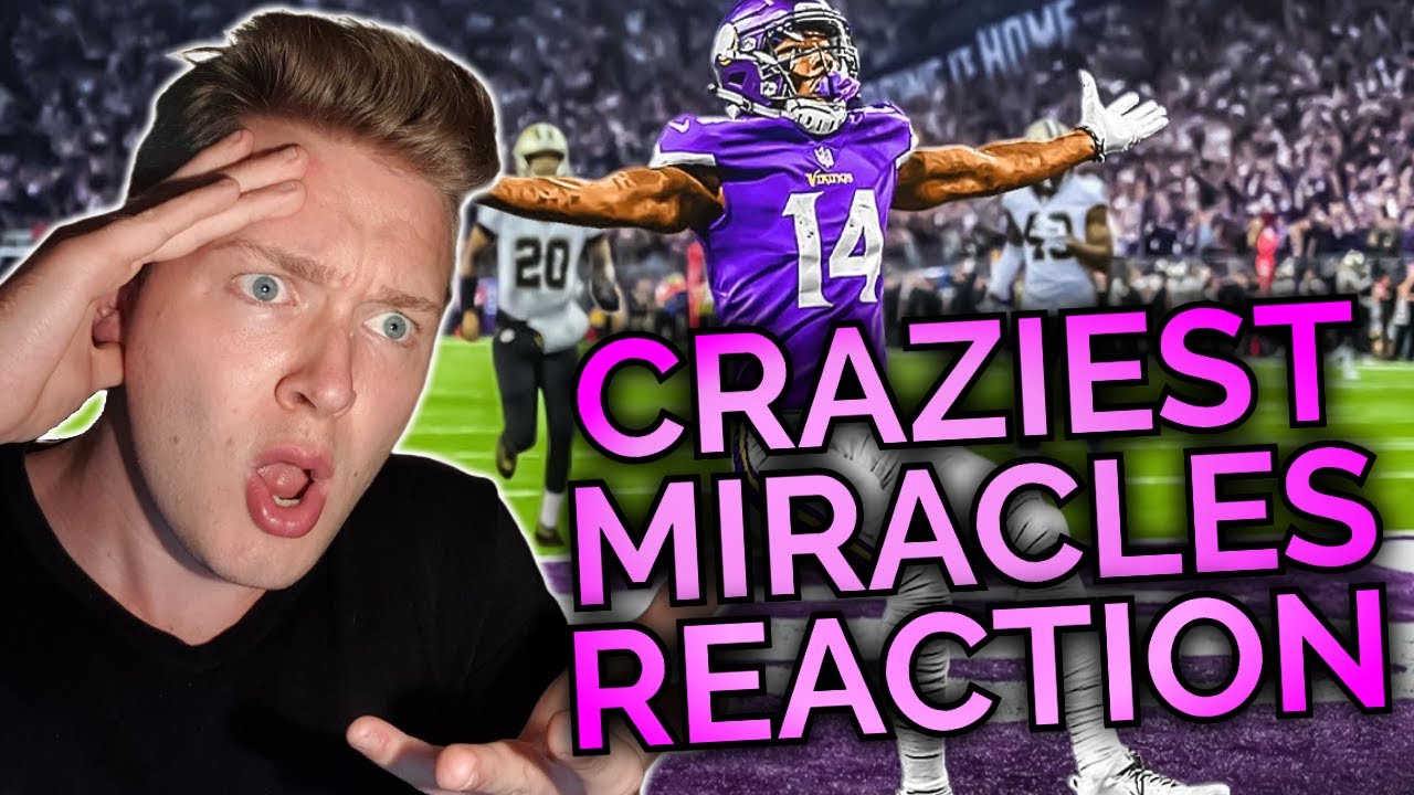 Swedish Soccer Fan Reaction to Craziest Miracle Moments In NFL History ...