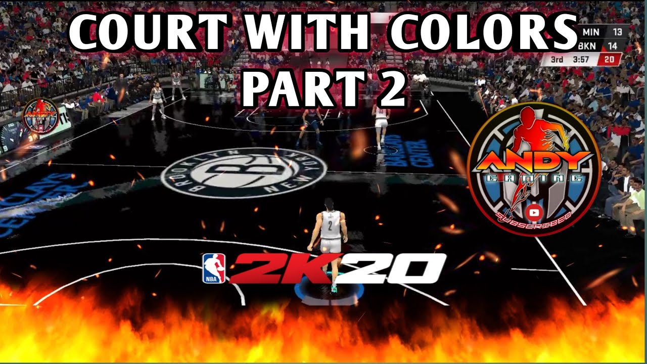 CUSTOMIZED COURT FLOOR PART 2 - NBA 2K20 MOBILE - YouTube