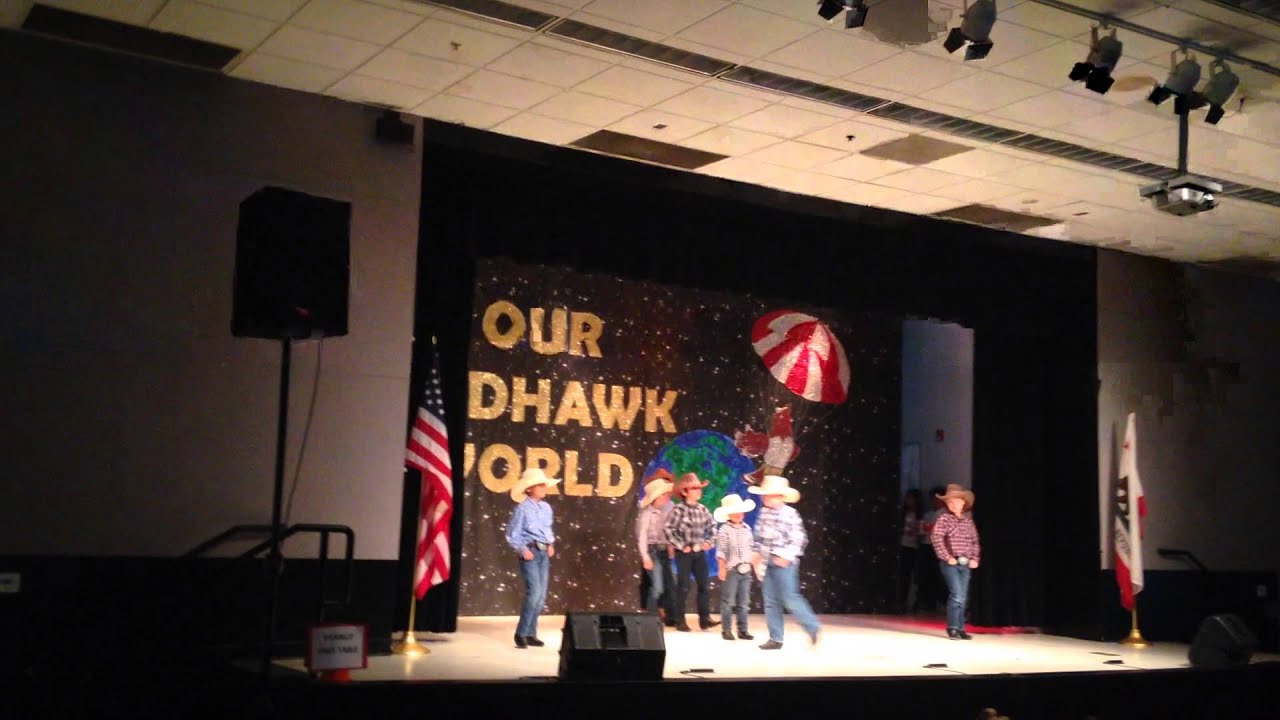 Kids Line Dance Talent Show Act - YouTube