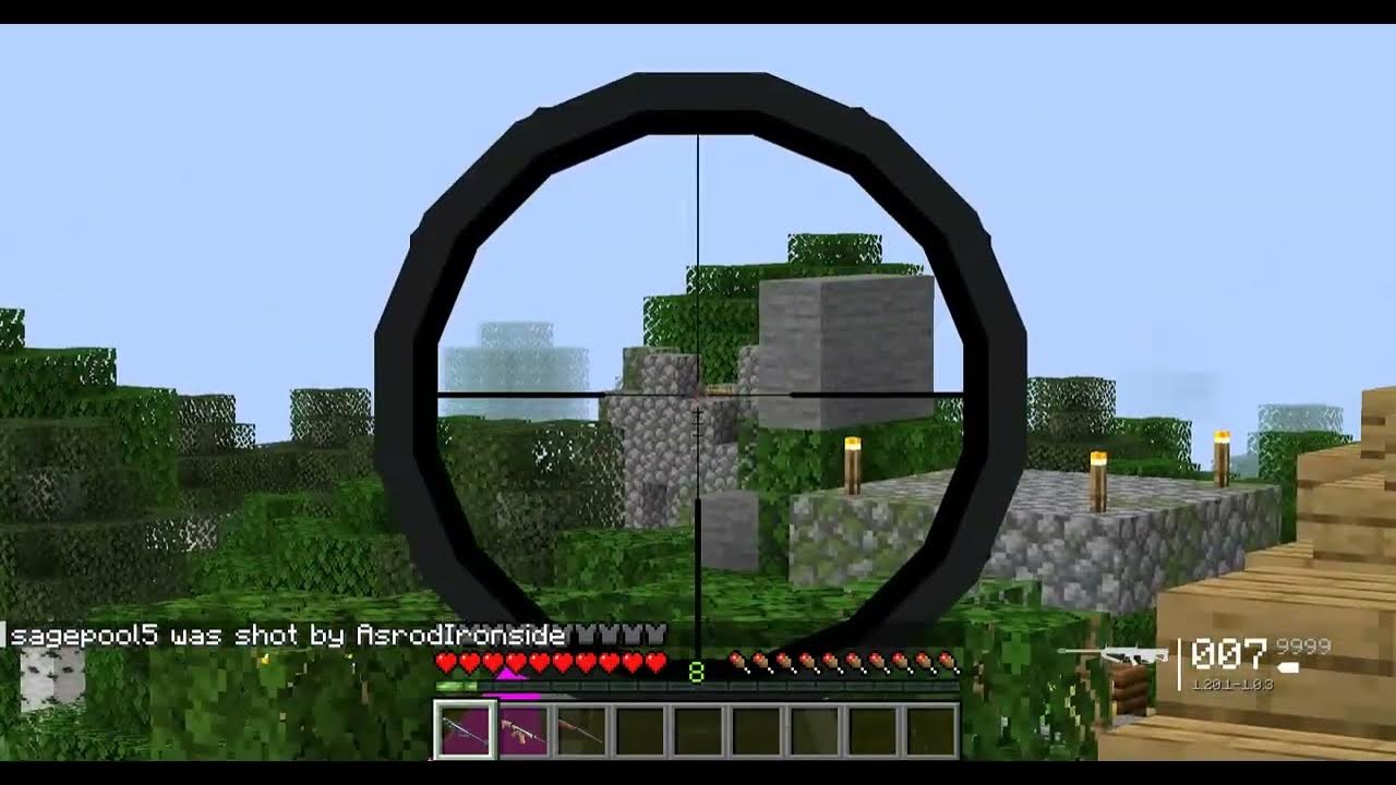 Minecraft sniper clips. - YouTube