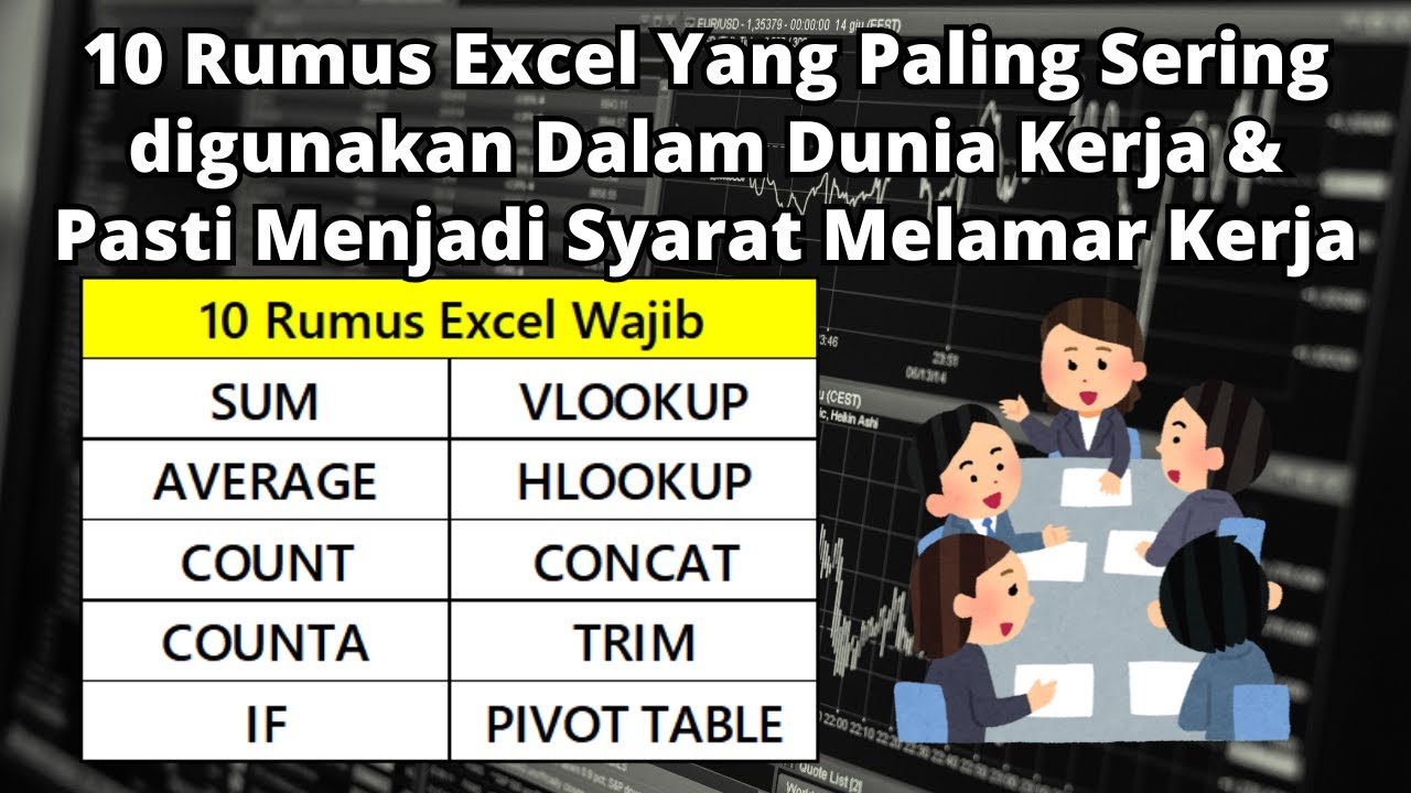 10 Rumus Excel Yang Paling Sering digunakan Dalam Dunia Kerja - YouTube