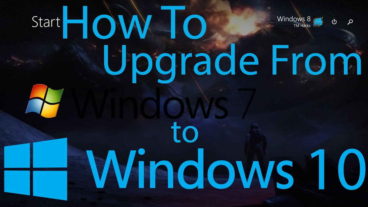 How To Upgrade From Windows 7 To Windows 10 Technical Preview. - YouTube