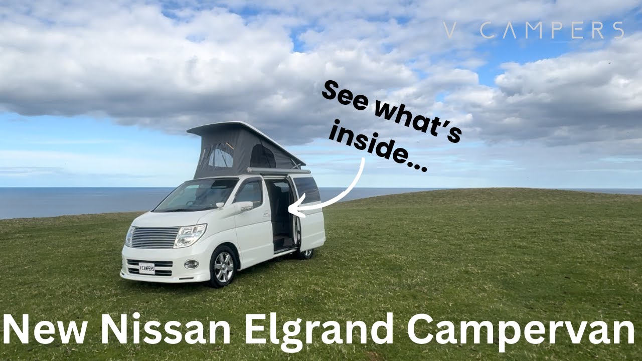 Stunning Nissan Elgrand Campervan - VCampers Travelvan Conversion - YouTube