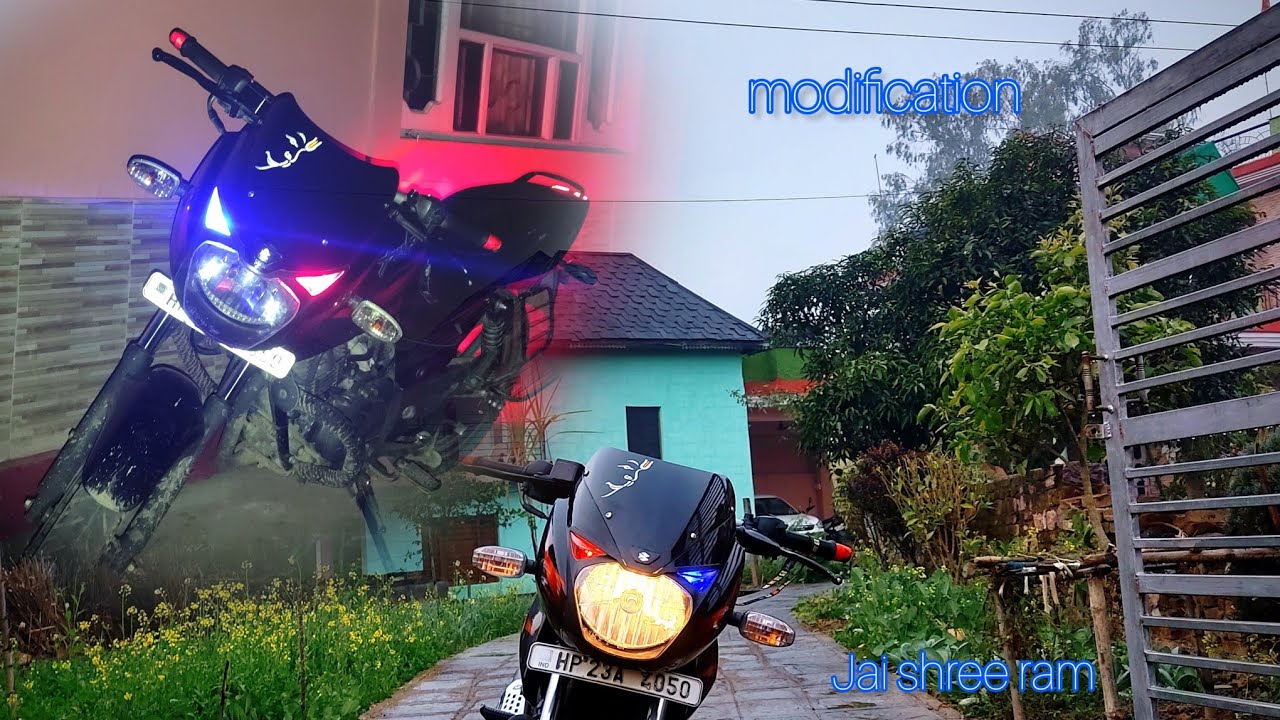 // Finally apni bike modification // pulsar 150 modified ho gyi @aamir ...