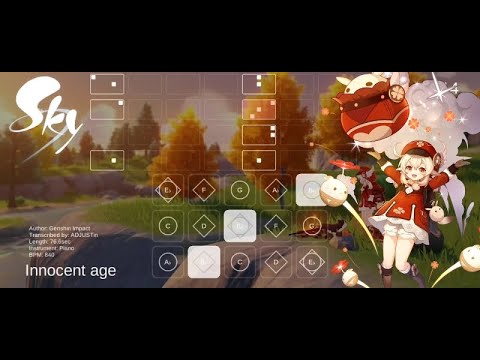 Genshin Impact: Innocent Age (Klee) - children of the light - SKY sheet ...