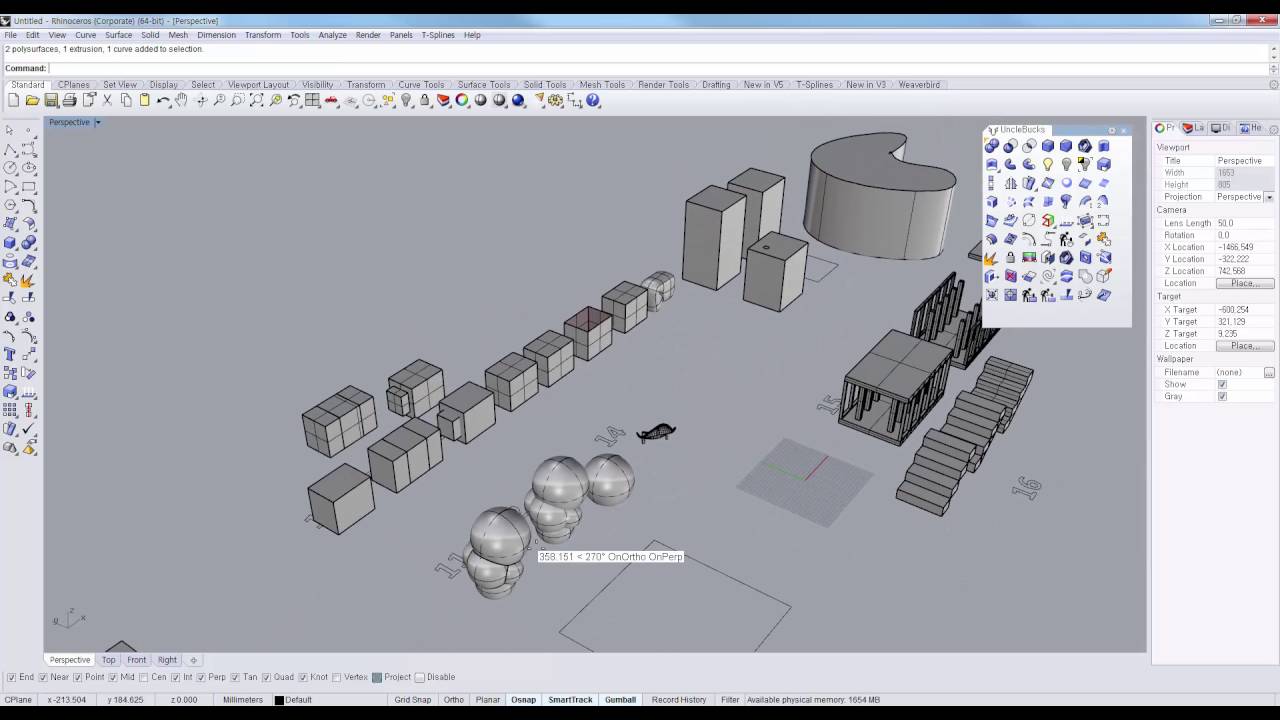 UncleBucks ( 3D프린팅을 위한 라이노모델링 _ 솔리드 앞면 뒷면 ) - YouTube