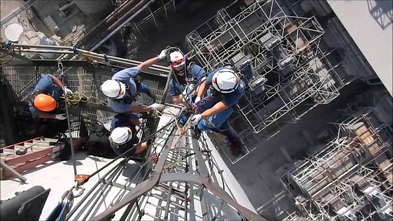 600' Stack Rescue Training - YouTube