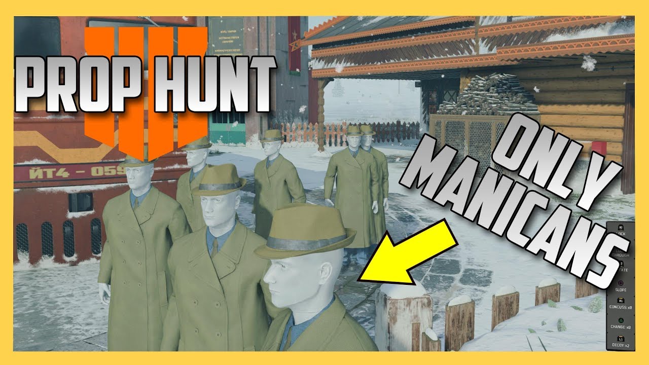 Nuketown Prop Hunt is WEIRD - Prop Hunt #4 in BO4 | Swiftor - YouTube