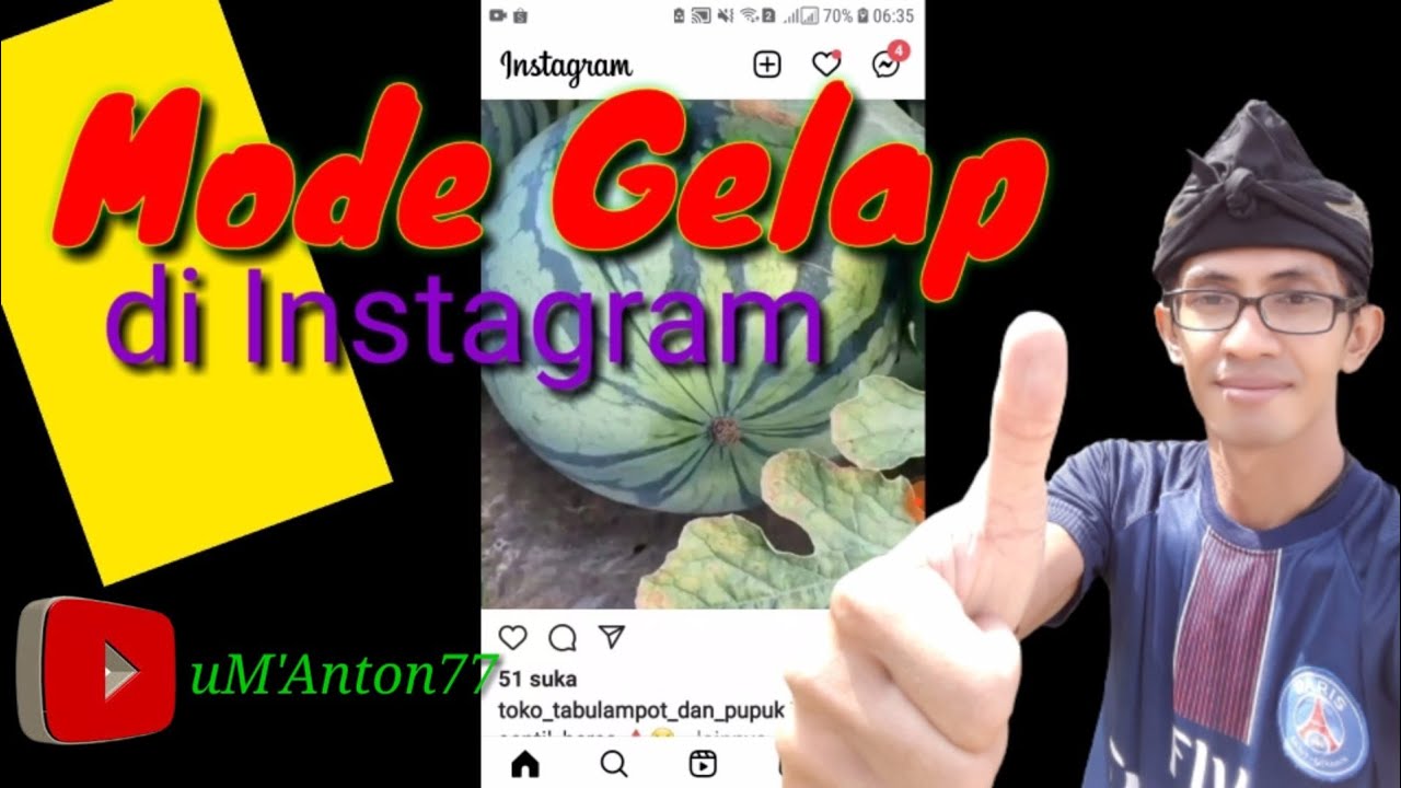 Mode Gelap untuk Background Instagram - YouTube