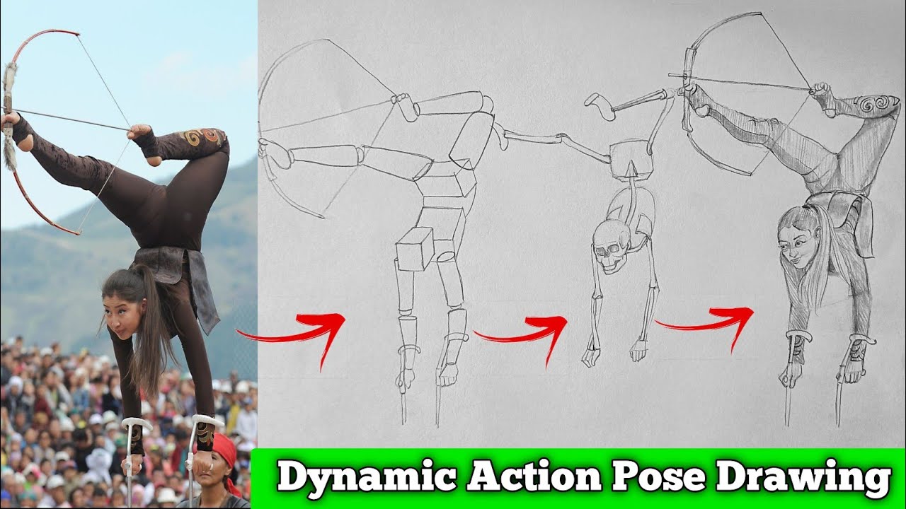 Master Dynamic Action Poses: Easy Drawing Techniques for Beginners ...