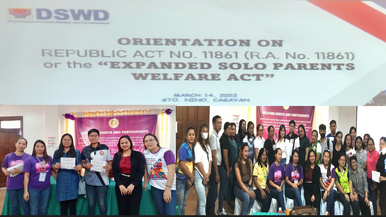 Orientation on Expanded SOLO PARENTS WELFARE ACT! #singleparent - YouTube
