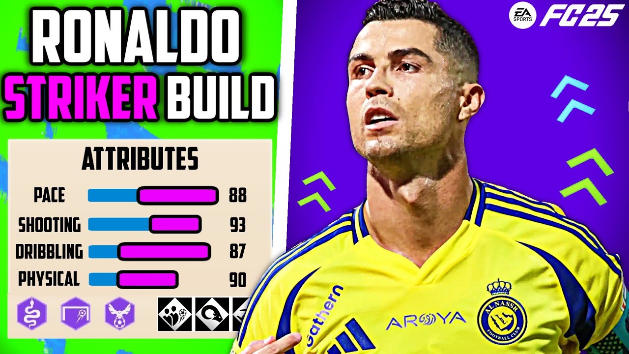 OVERPOWERED BEST RONALDO STRIKER BUILD EA FC 25 Pro Clubs - YouTube