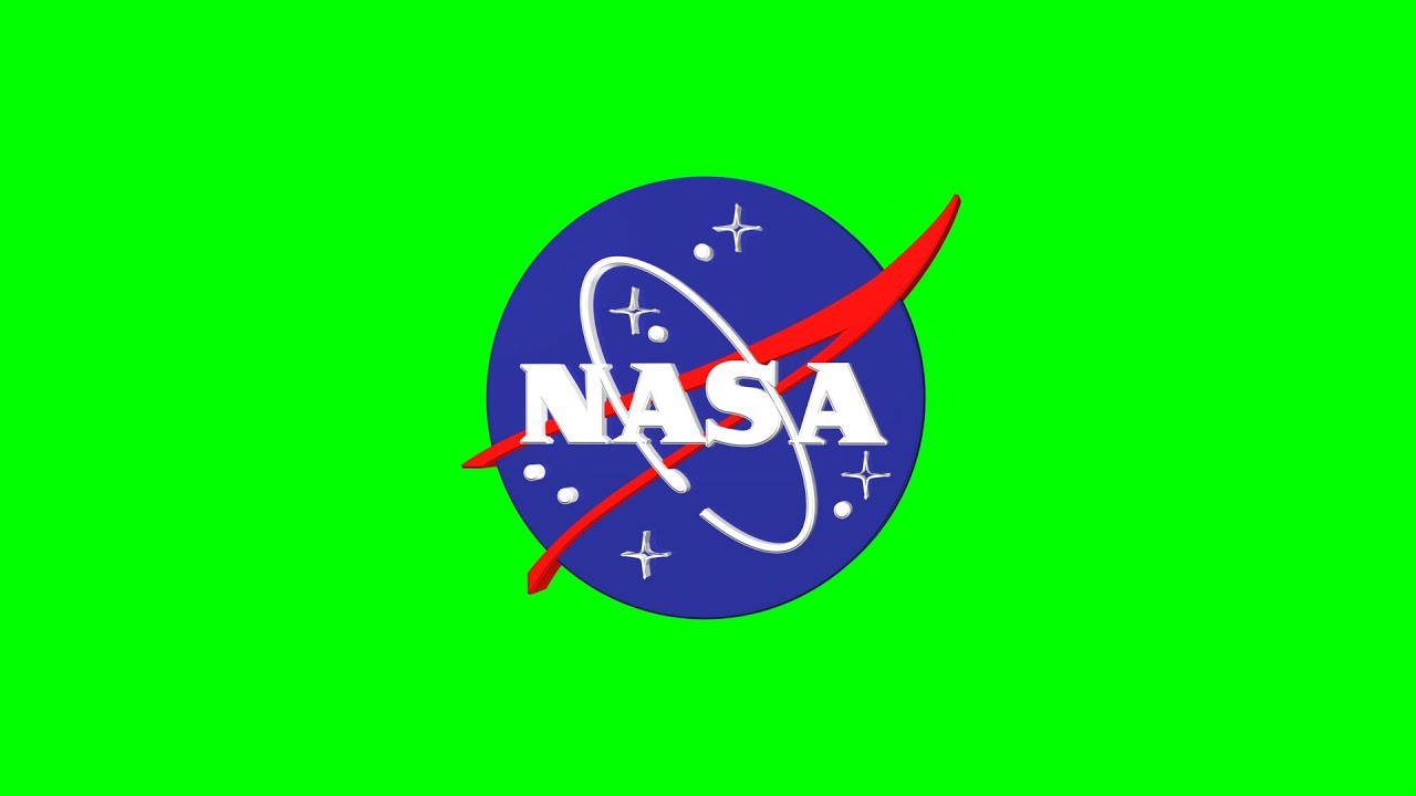 NASA Logo Icon Revolving 3D Animation Loop on Green Screen | 4K | FREE ...