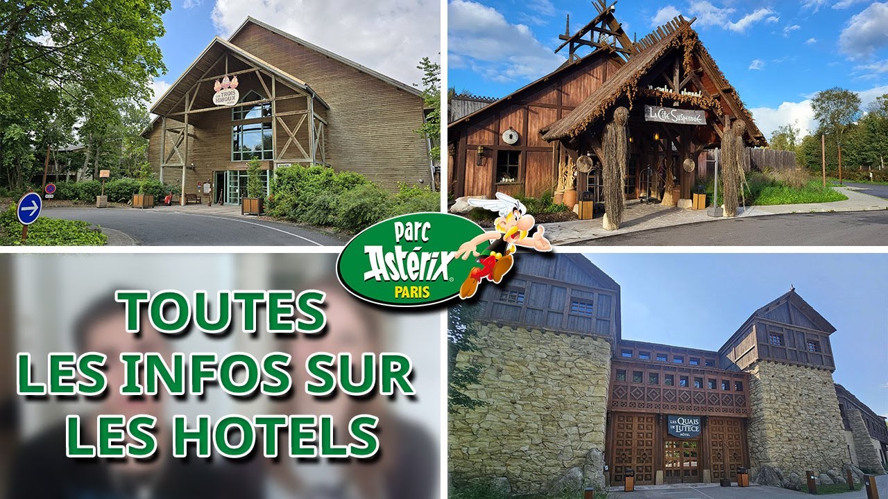 QUEL HOTEL CHOISIR AU PARC ASTERIX ?? Avis et tarifs - YouTube