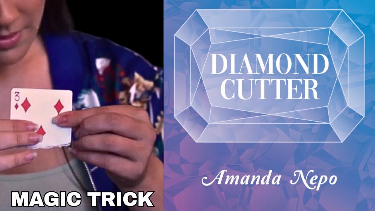 Visually Move Pips On A Card - Diamond Cutter Magic Trick by Amanda ...