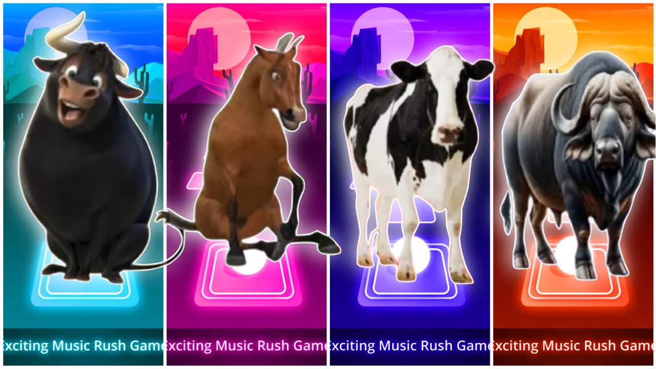 Ferdinand 🆚 Funny Cow 🆚 Ice Age Manny 🆚 Funny Horse – Coffin Dance Song ...