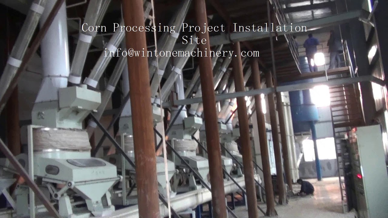Corn Processing Plant Installation and Commissioning Site - YouTube